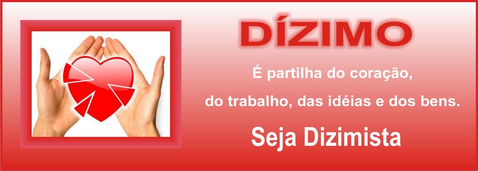 Dizimo "Fé e Amor" :: COMUNIDADE ECCLESIÁSTICA SAGRADO CORAÇÃO